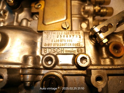 Mercedes W123 W116 W126 300 D om617 injection pump Bosch 0400075995 ...