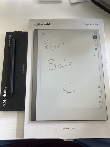 Remarkable 2 Paper Tablet - Boxed + Marker Plus Pen Stylus - extra pen ...