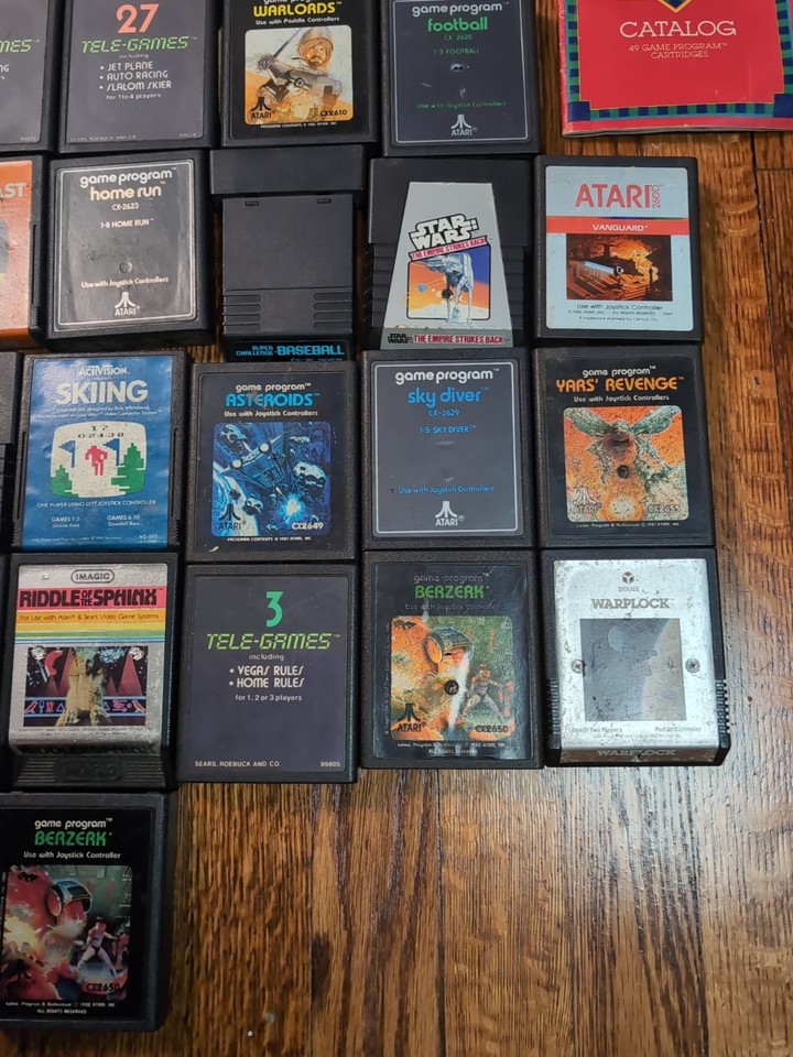 Atari 2600 Sears Tele Games 6 Switch Console Joystick 27 Games Tested ...