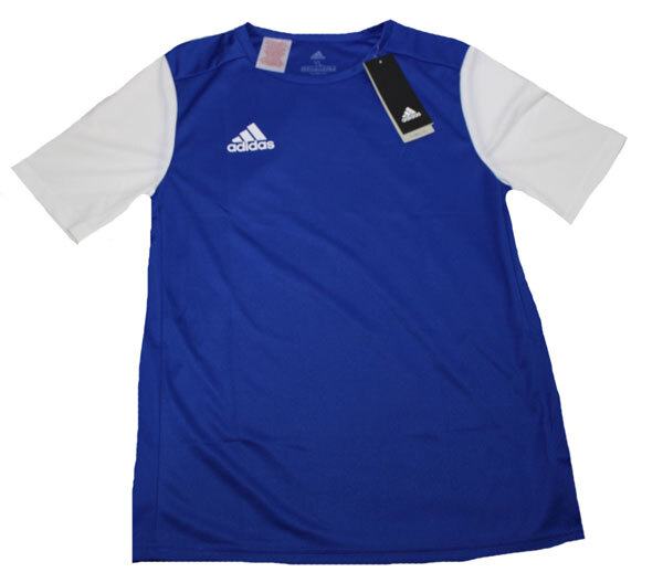 JUNGEN T-SHIRT SHIRT ADIDAS JUNGEN DP3231 ESTRO 19 JSY BLAU WEISS Gr ...