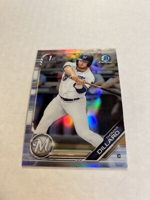 2019 BOWMAN CHROME DRAFT THOMAS DILLARD REFRACTOR 1ST BREWERS | eBay