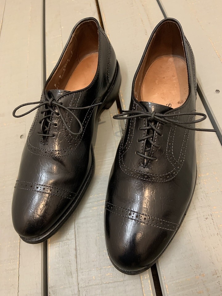 Allen Edmonds Winfield Brogue Wingtip Cap Toe Oxfords Derby Mens Size 9 ...