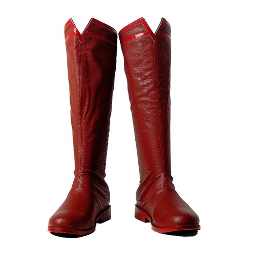 Superman Cosplay Boots Clark Kent Red Shoes Halloween Costume Accessory ...
