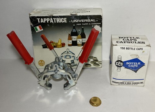 Vintage Tappatrice Universal Bottle Capper Made in Italy & 150 CCS ...