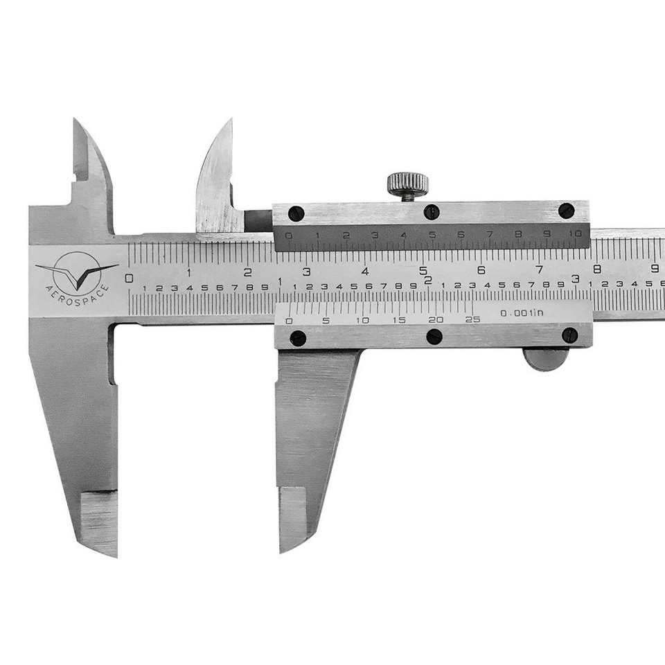 .001"/.02MM 6" Precision Vernier Caliper Graduation Thumb Lock Hardened ...
