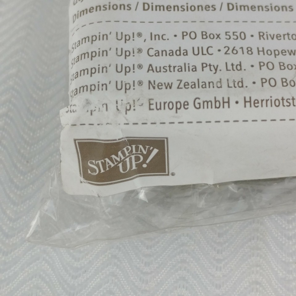 STAMPIN' UP! PETITE CURLY LABEL LOCKING SLIM STYLE PUNCH PAPER STAMP ...