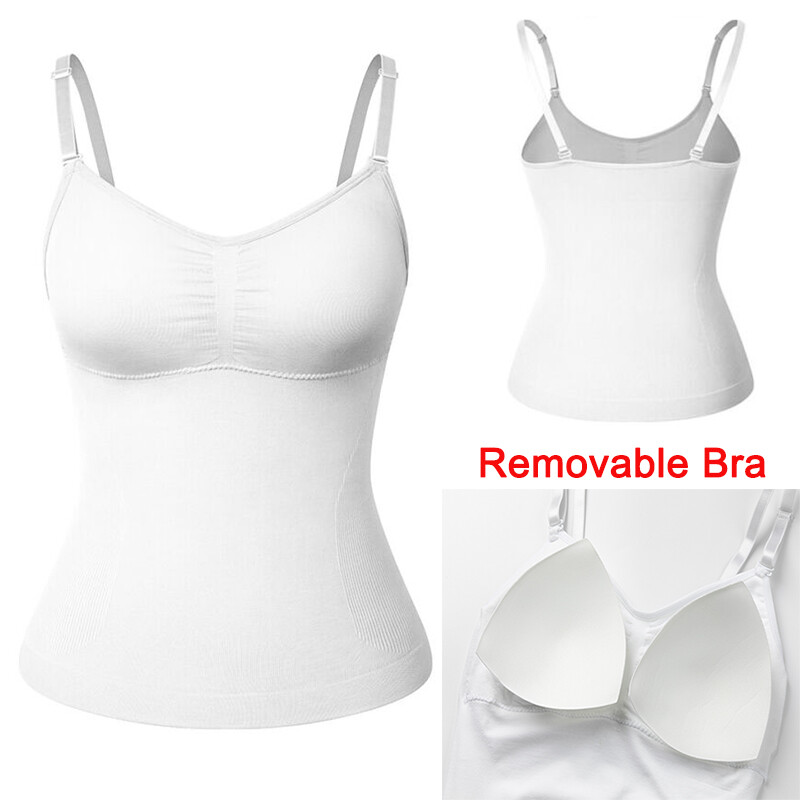 Women Compression Cami Vest Shaper Firm Tummy Control Camisole Tank Top ...