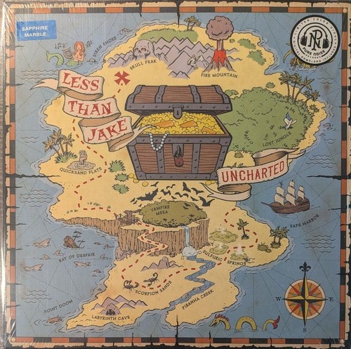 Less Than Jake Uncharted on limited edition Sapphire Marble vinyl | eBay