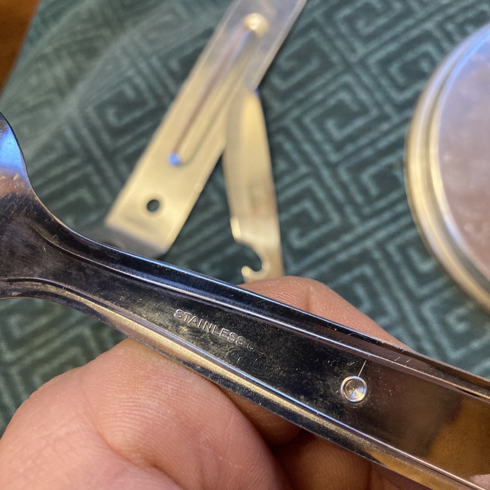 VNTG Palco 5 piece Camping Mess Kit Aluminum Pan Cooking Set w/spoon ...