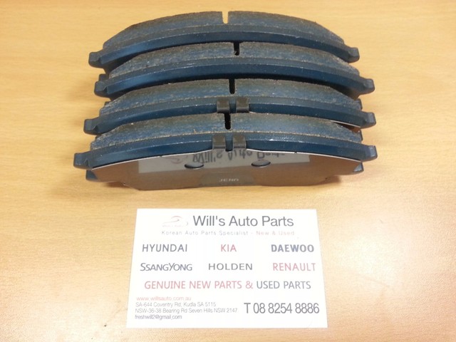 Genuine Hyundai Pad Kit-fr Disc Brake Part 58101 1ca00 for sale online ...