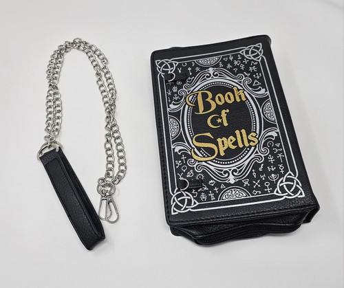 Rare Spirit Book of Spells Crossbody Purse Halloween Goth Punk Black ...