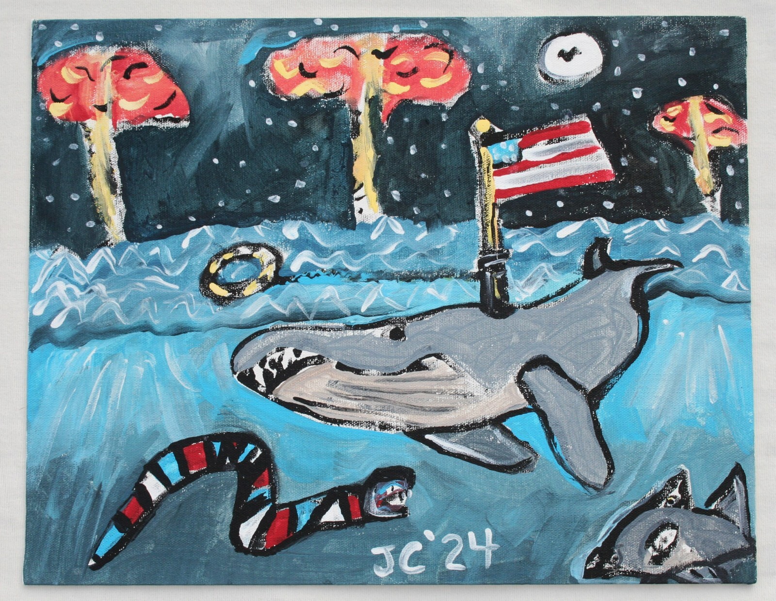 LIFE RAFT WHALE ATOMIC BOMB Jr CHARLIE FAST OUTSIDER POLITICAL FOLK POP ...