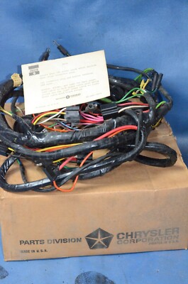 Vtg NOS Mopar Under Dash wiring Harness Loom 2510769 2586966 Dodge Ply ...