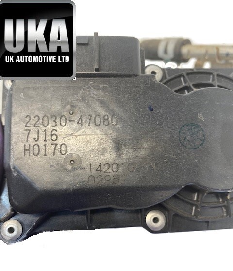 2018 TOYOTA AURIS VVT-I ICON TECH 1.2 INLET THROTTLE VALVE BODY 22030 ...