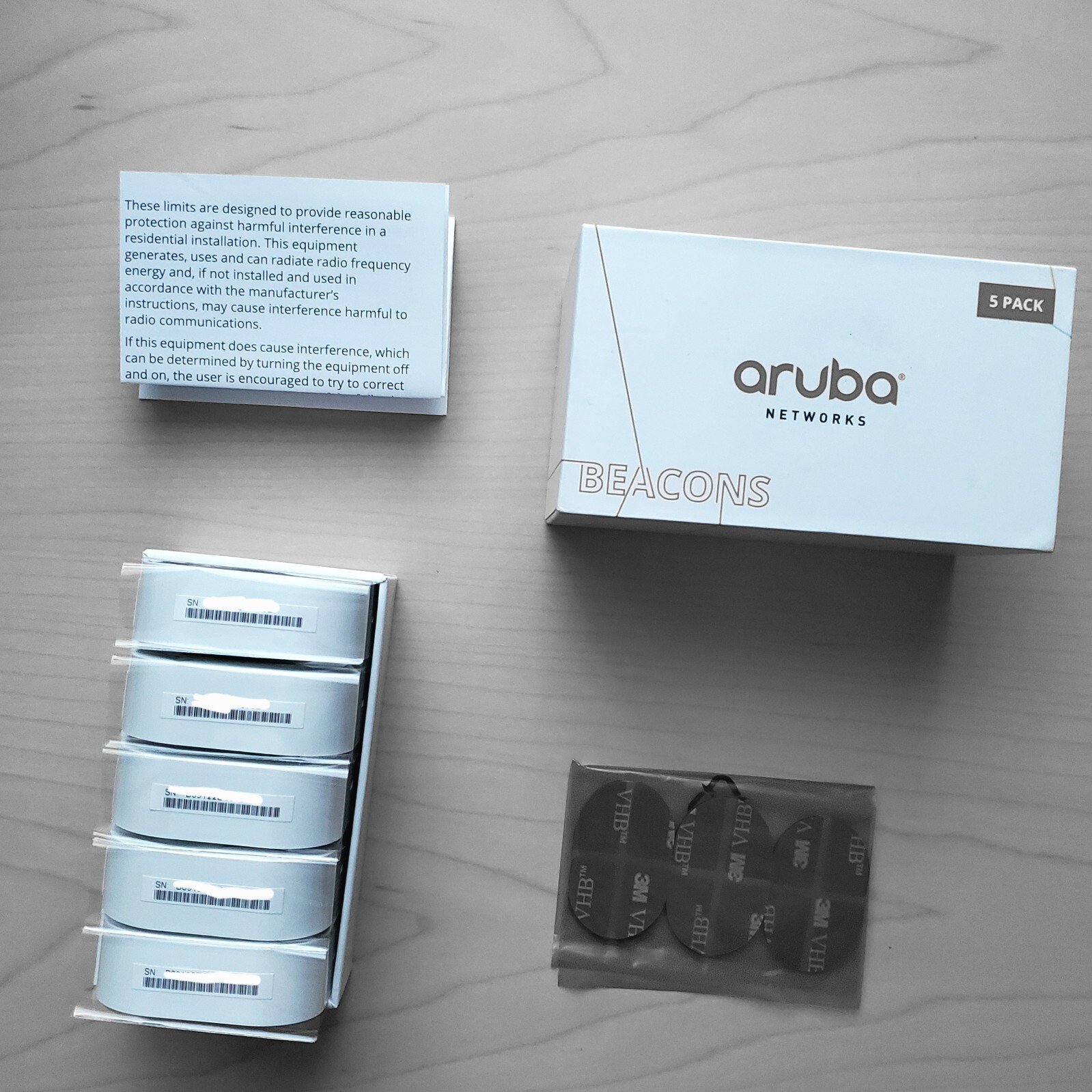 HPE Aruba Beacon - Bluetooth LE beacon (pack of 5) JX984A | eBay