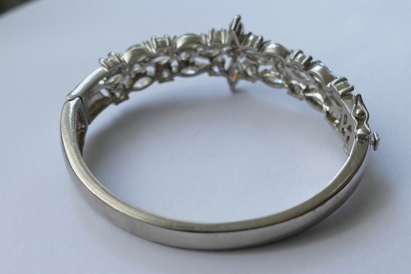 Designer Armreif 33 geschliffene Zirkonias 925 Silber Vintage bangle silver | eBay UK