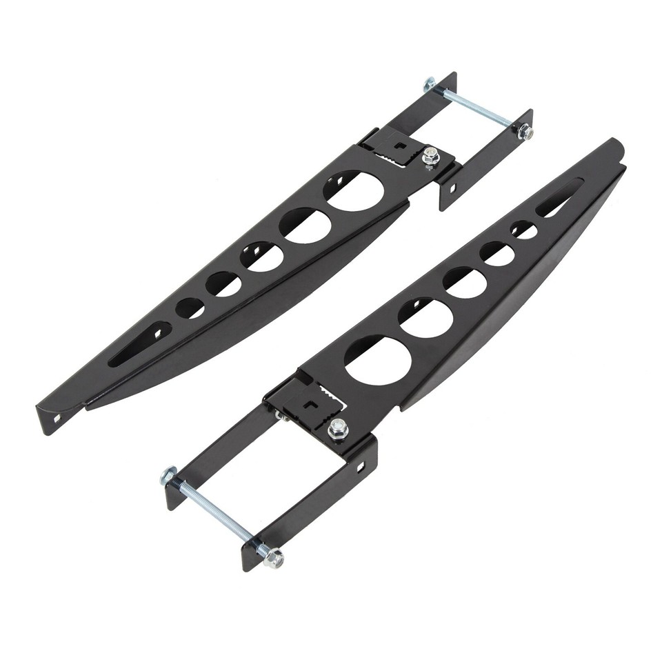 RV 4" Square Rear Bumper Mounting Cargo Carrier Box Support Arms ...