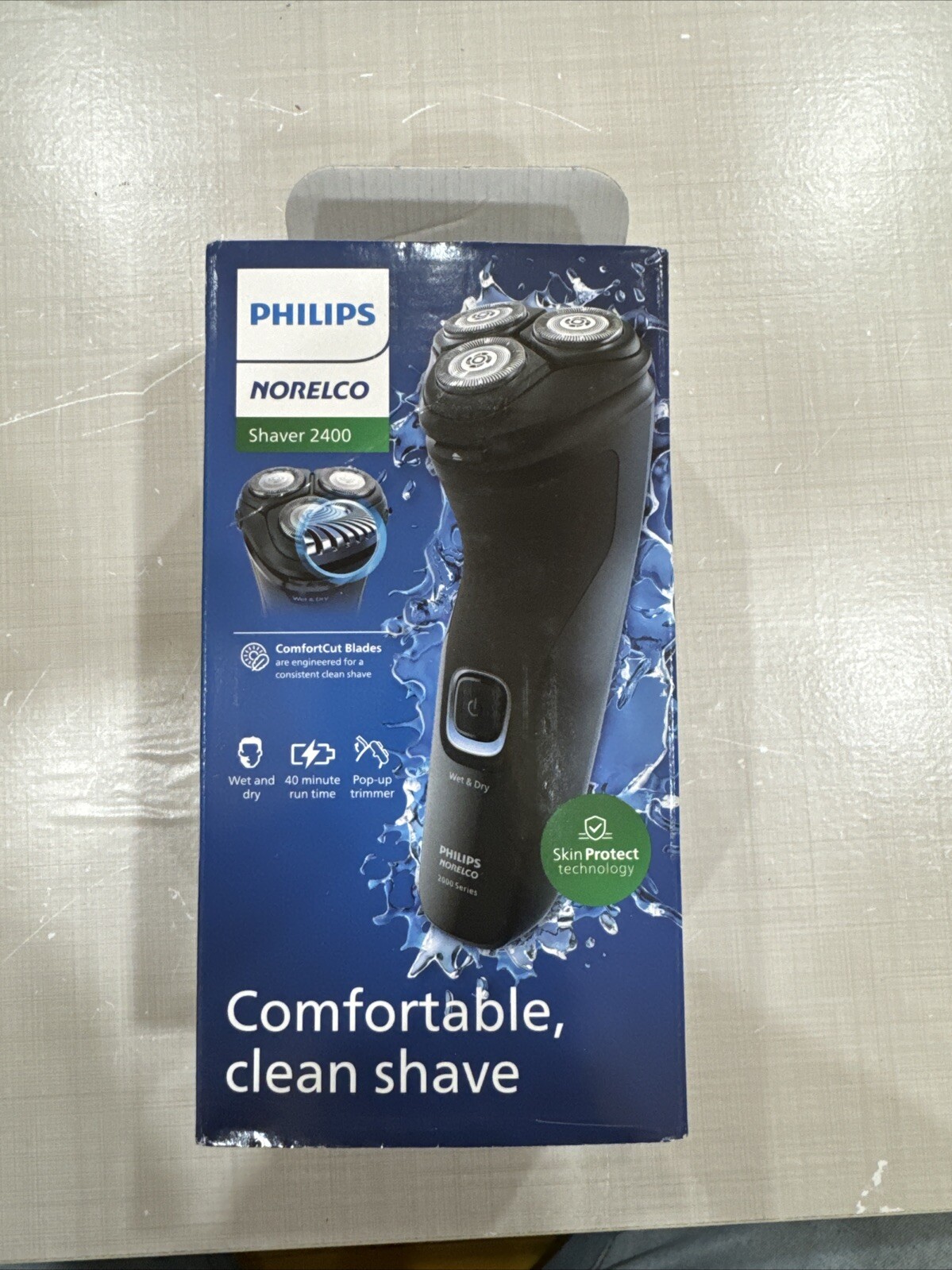 Philips Norelco Shaver 2400 Rechargeable Wet & Dry Shaver Popup Trimmer ...