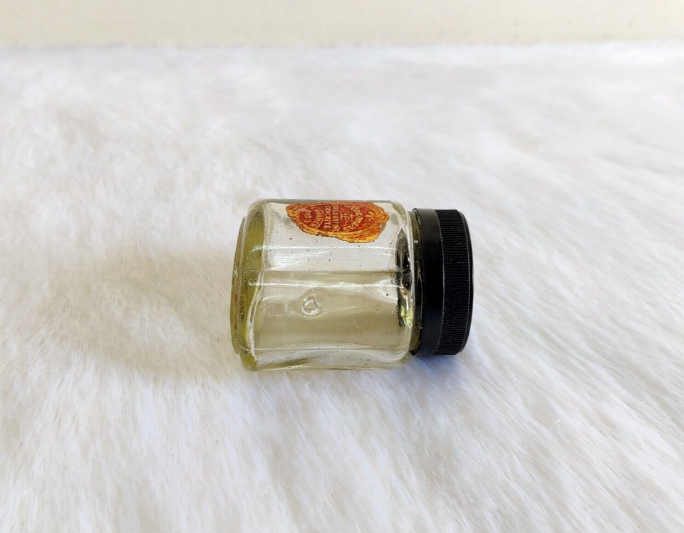 Vintage Roamers Brilliantine Concrete F.Roamer Glass Jar Paris ...