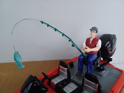 Tyco RC Bass Boat Mattel 2002 Radio Shack 97007 - Fishing Boat w Motor ...