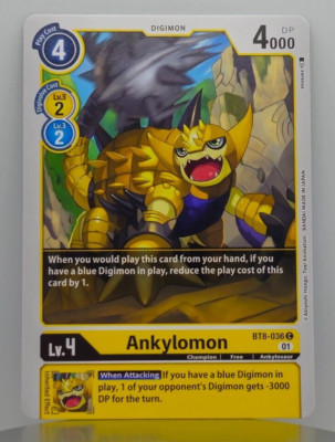 Ankylomon - New Awakening - BT08-036 - Digimon | eBay