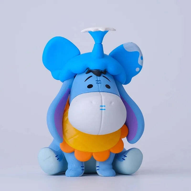 Kawaii Winnie the Pooh Cosplay Figure Eeyore PVC Action Figurine Piglet ...