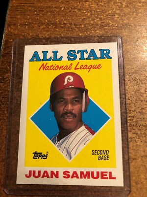 1988 Topps Baseball # 398 NL All Star Juan Samuel 2nd Base | eBay