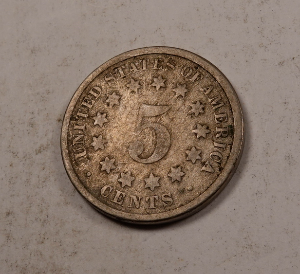1873 OPEN 3 Shield Nickel - Good (G) - Better Date! #SN141 | eBay