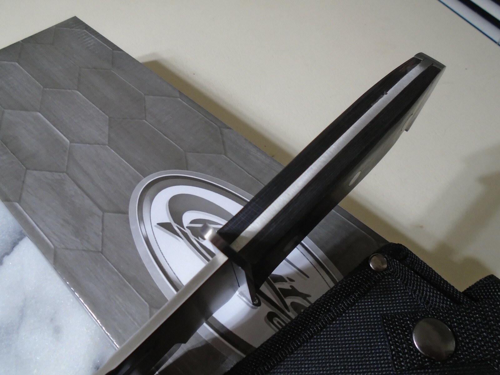 Rite Edge Huge Brimstone Machete Sword Chopper Knife Full Tang Fixed ...