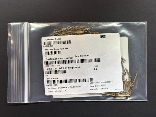 Aircraft Cotter Pins 200 each P/N MS24665-132 NEW | eBay