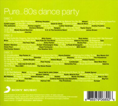 VARIOUS ARTISTS - PURE... 80S DANCE PARTY [DIGIPAK] NEW CD 886979068926 ...