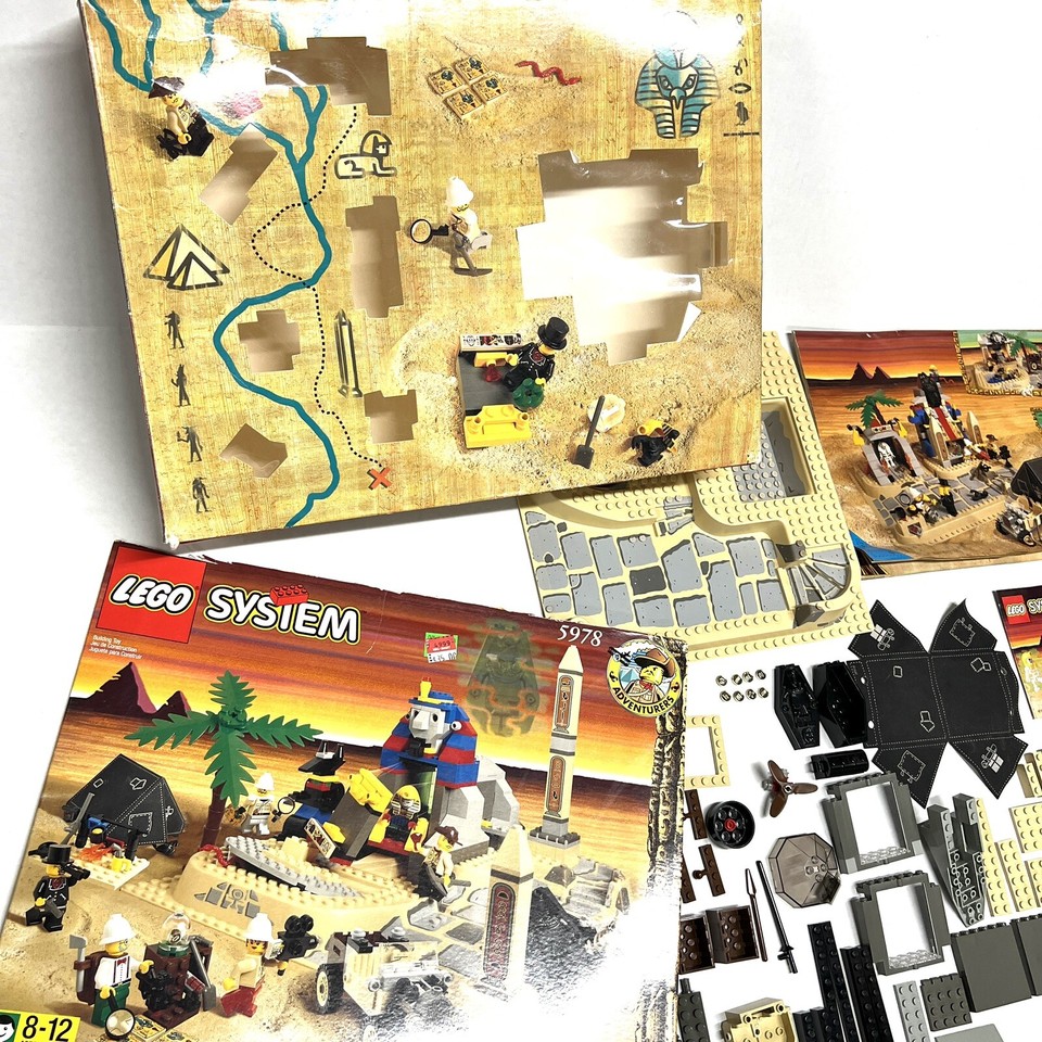 Lego System 5978 Sphynx Secret Surprise 5938 Oasis 5928 Bi-wing 1370 ...