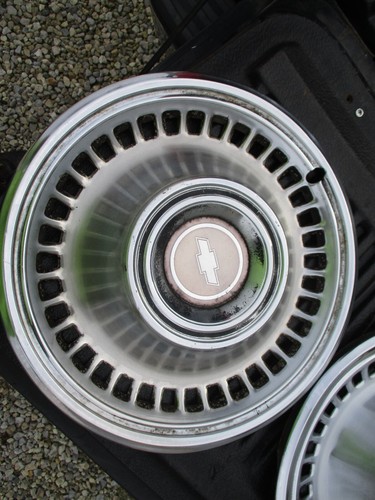 71 72 Chevy Hub Caps 15" Set of 4 Chevrolet Wheel Covers 1971 1972 ...