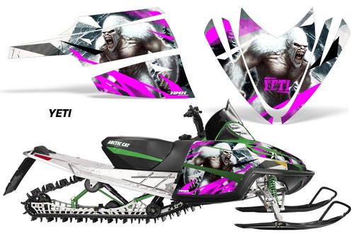 Decal Skins Graphics Kit For Arctic Cat M Series/Crossfire 07-11 YETI ...