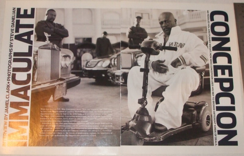 Mike Concepcion original TWO magazine clippings pages PHOTO article | eBay