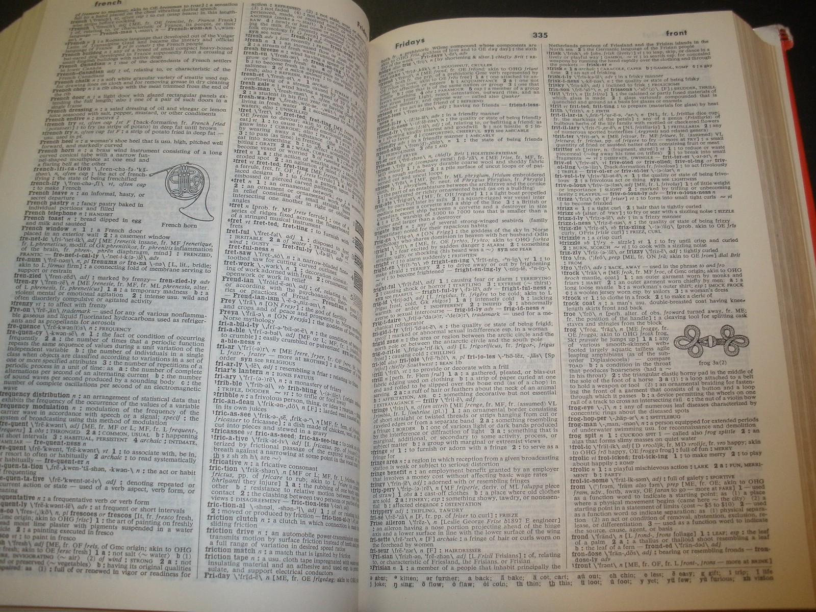 Webster's Seventh New Collegiate Dictionary 1965 hard cover | eBay