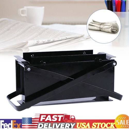 Paper Log Briquette Maker Fire Brick Press Fuel Newspaper Logs Coal Eco ...