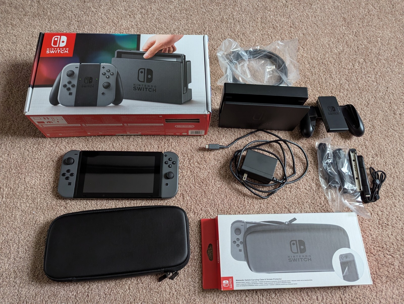 Nintendo Switch Console Bundle Tested Works Nice Condition With Boxes ...