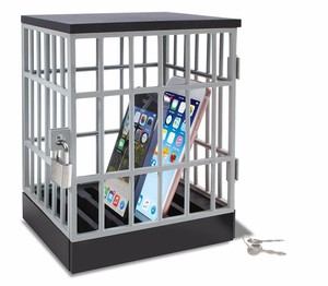 Mobile Phone Smartphone Jail Cell Prison Lock Up Safe Dinner Time ...