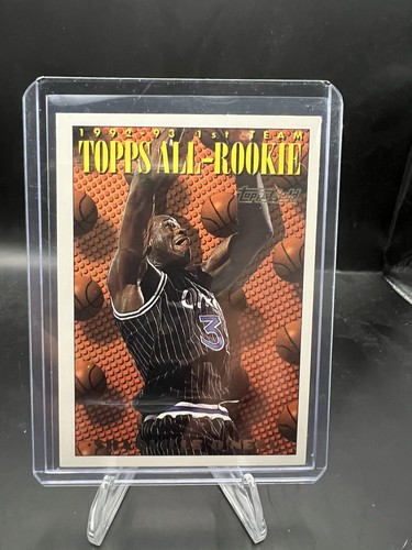 1993 Topps Gold All-Rookie 1st Team Shaquille ONeal #152, Orlando Magic ...