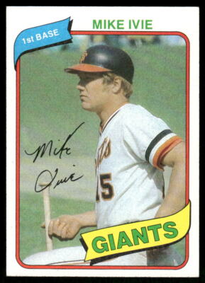 1980 Topps #62 Mike Ivie | eBay