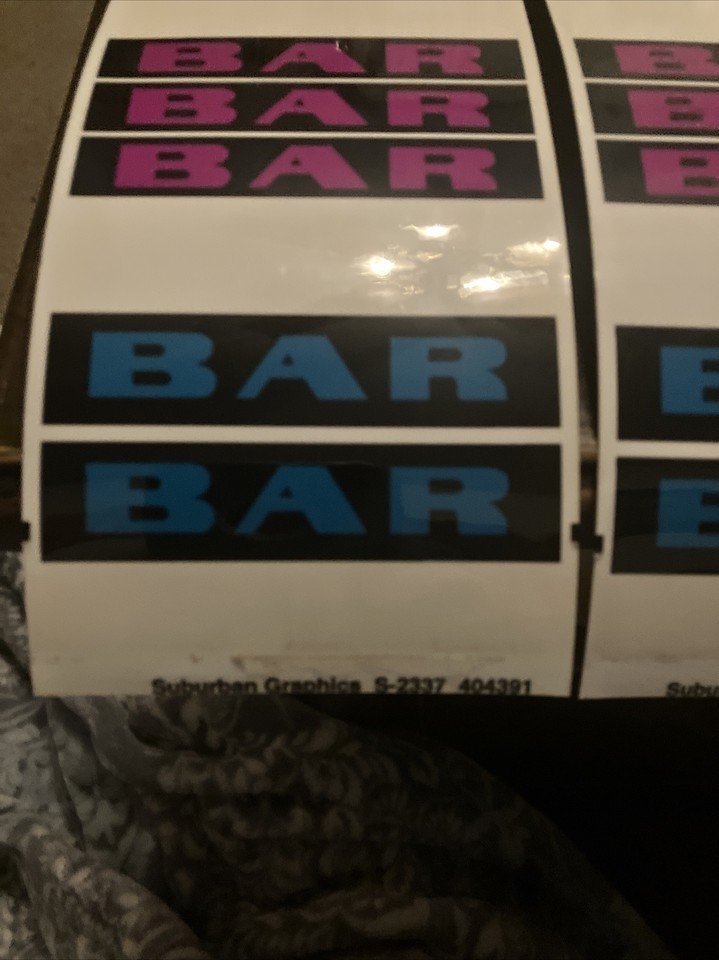 Slot Machine Reel Strips Custom Made By Suburban Graphics, Reel Strips ...