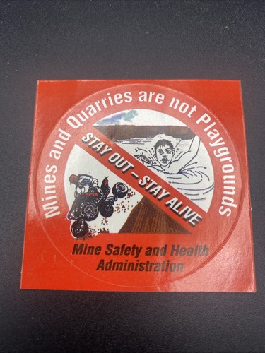 Mine Safety And Health Administration Sticker | eBay