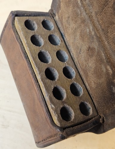 US Pattern 1896 Leather 38 Revolver Cartridge Box RIA 1903 Colt Smith ...