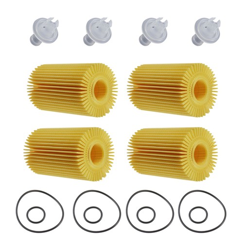 4PCS 04152-38020 ENGINE OIL FILTER ELEMENT FOR LEXUS TOYOTA 04152-YZZA4 ...