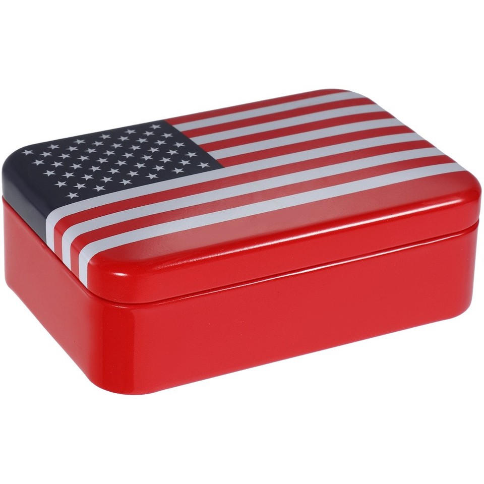 Decorative Candy Box Rectangular Metal Tin Small Cookie Festival Tins ...