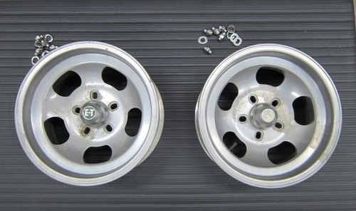 Vintage (2) ET Aluminum Slot Mag Wheels 15"x7.5" Unilug 5x4.75" | eBay