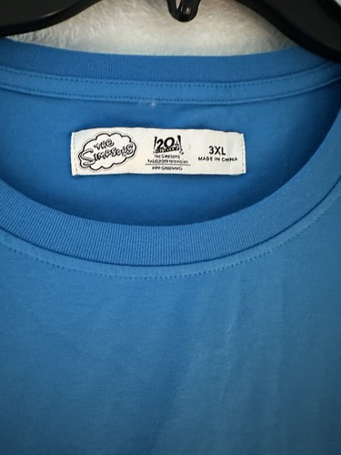 The Simpsons Bad Boy Bart Simpson Official Shirt Blue Matt Groening Art ...