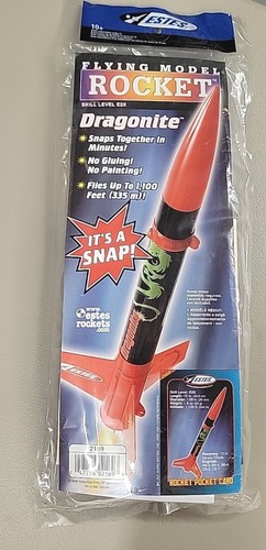 2169 Estes Dragonite - E2X Single Flying Model Rocket Kit Req Assembly ...