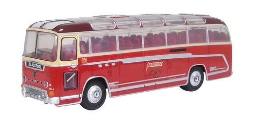 OXFORD DIECAST 1/76 1955 AEC DUPLE BRITANNIA COACH/BUS BARTON TRANSPORT ...